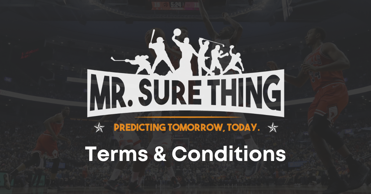 Terms & Conditions | Mr. Sure Thing